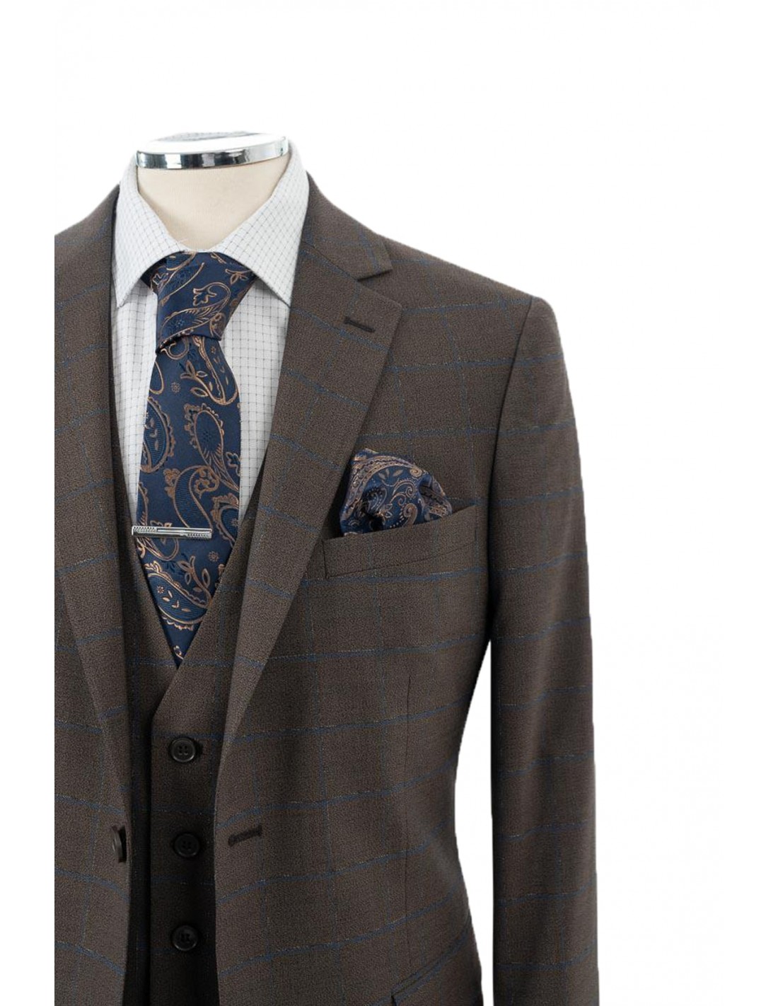 Vittorio Artist - 100-22- Trento - Brown - Κουστούμι