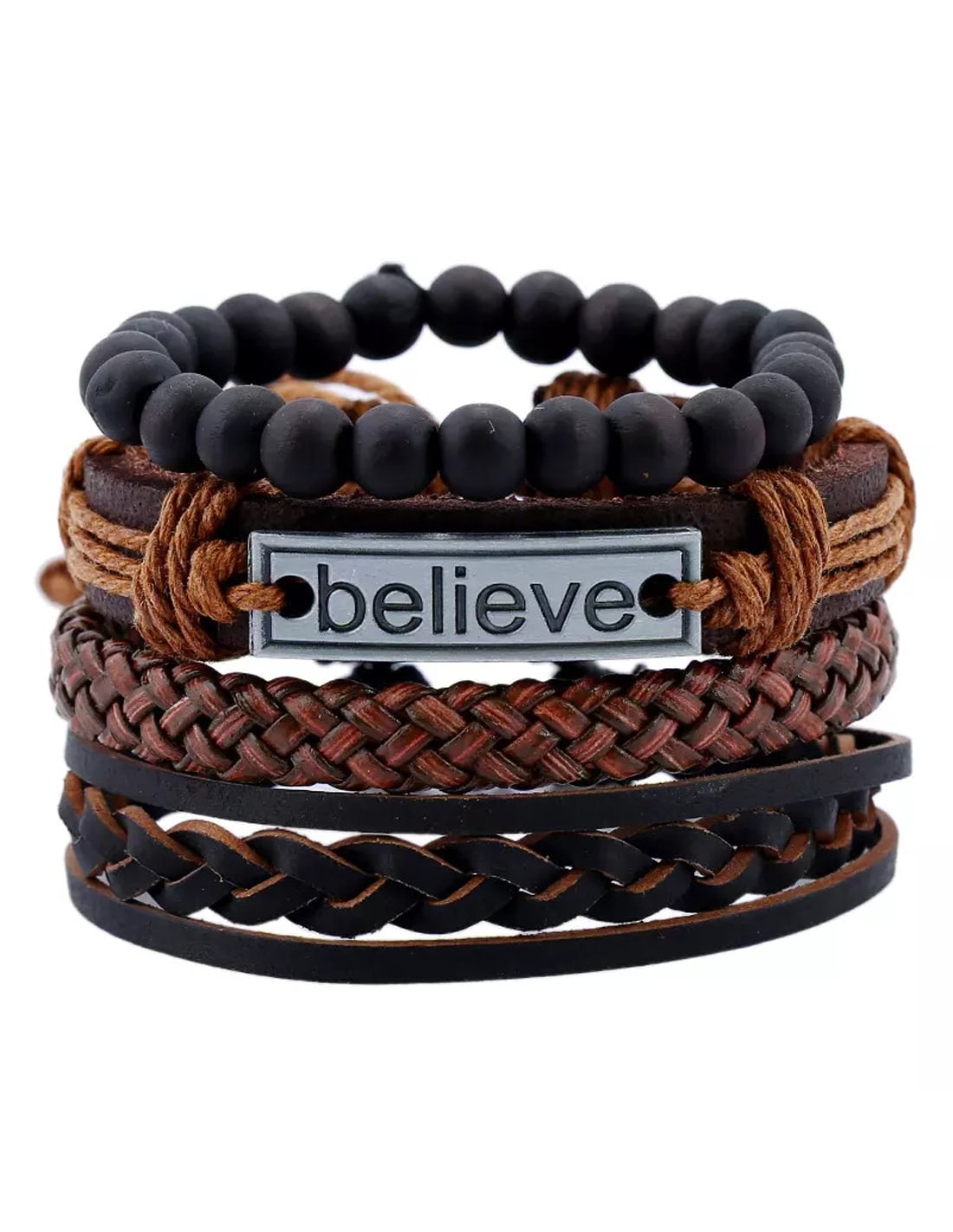 Legend - LGD-BR-2023 - Leather Bracelet - ΒΡΑΧΙΟΛΙ