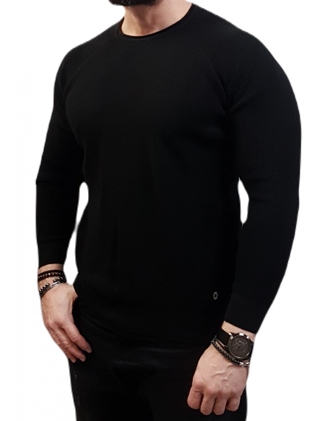 Vittorio - 700-2223-006 - Black - Μπλούζες Πλεκτά