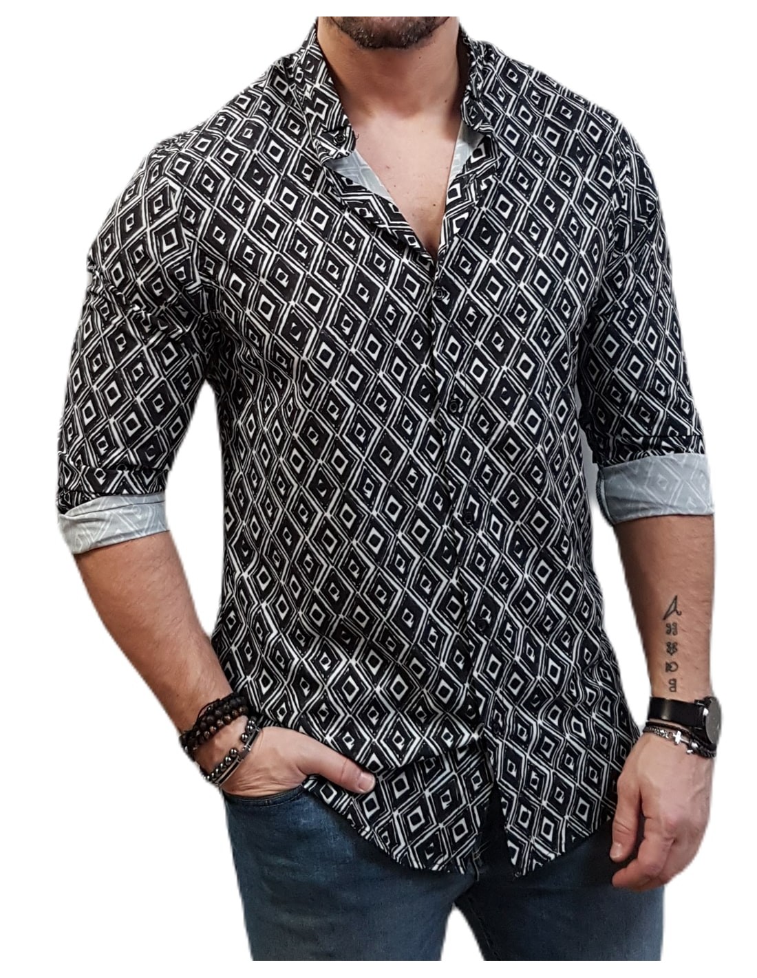 Vittorio - 800-23-0305 - Beige - Slim Fit - Πουκάμισο