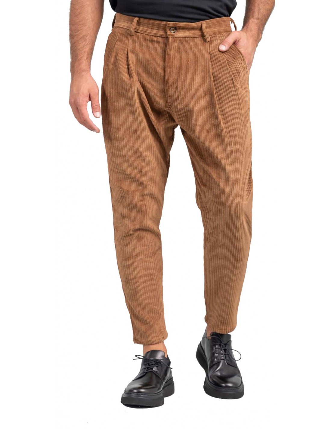 Vittorio Artist - 500-2223 - Fozia - Camel - Παντελόνι Υφασμάτινο